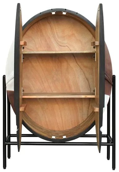 Designová vysoká komoda Haruyo 120 cm mango