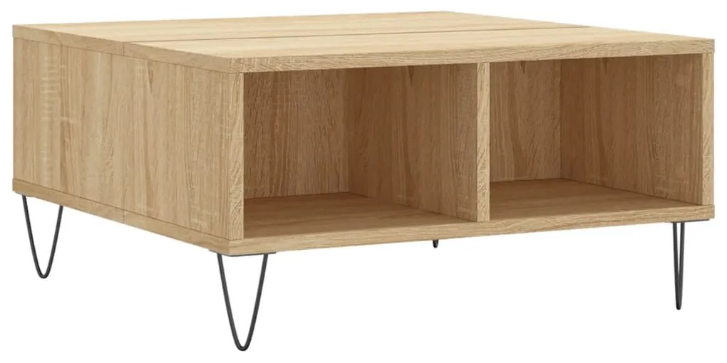 vidaXL Konferenční stolek dub sonoma 60 x 60 x 30 cm kompozitní dřevo