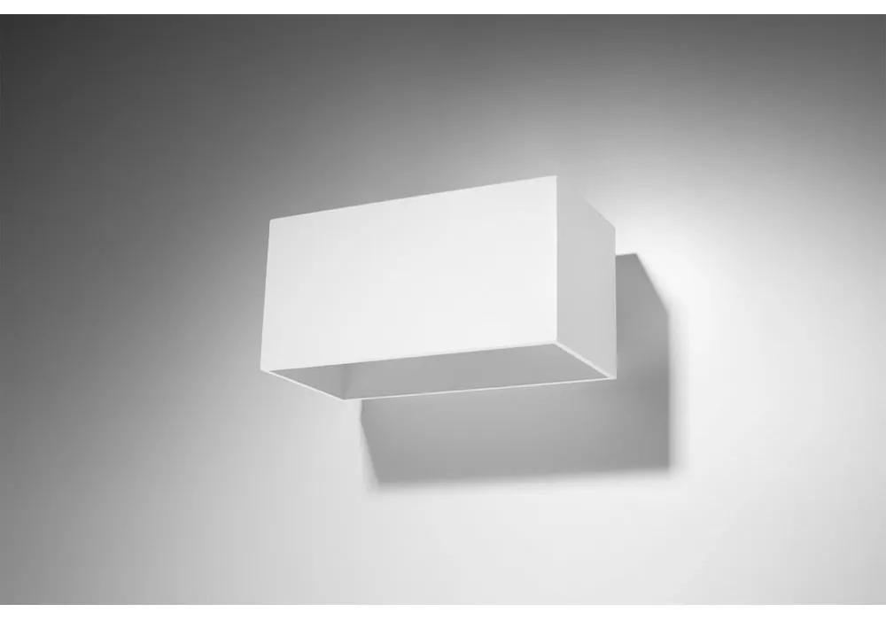 Bílé nástěnné svítidlo Nice Lamps Geo Maxi
