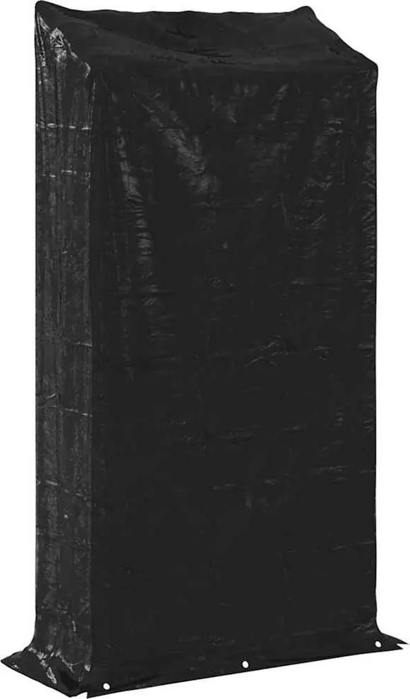 vidaXL Stojan na palivové dřevo s krytem proti dešti 100x40x200 cm [4104948]