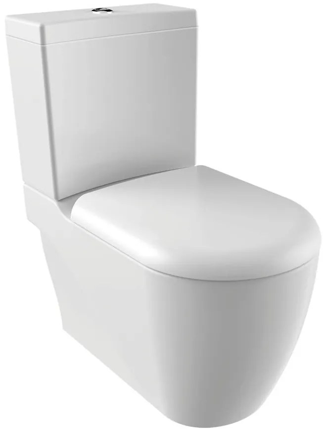 CREAVIT GRANDE WC kombi XL, spodní/zadní odpad, bílá - GR360