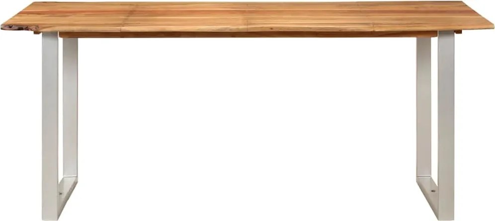 Jídelní stůl 180 x 90 x 76 cm masivní akáciové dřevo 286476