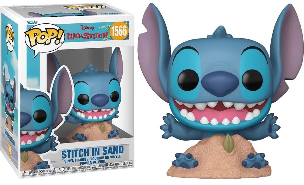 Funko pop! disney lilo & stitch stitch in sand 1566