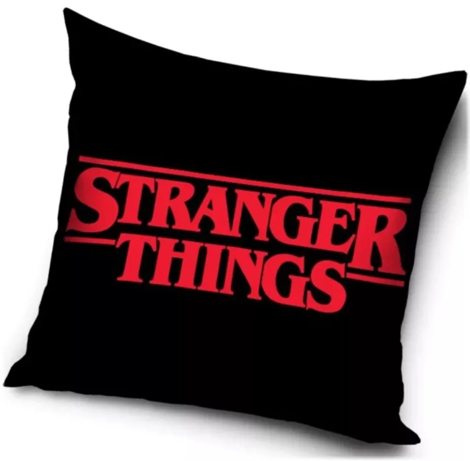 Polštář Stranger Things - motiv Black - 40 x 40 cm