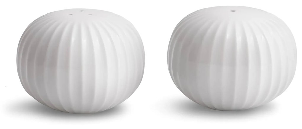 KÄHLER Porcelánová slánka a pepřenka Hammershøi White, bílá barva, porcelán