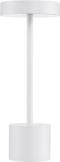 NV 9002863 Venkovní stolní lampa FUMO bílý hliník a akryl LED 2W 3000K 220-240V 163st. IP54 vypínač na těle / USB kabel - NOVA LUCE