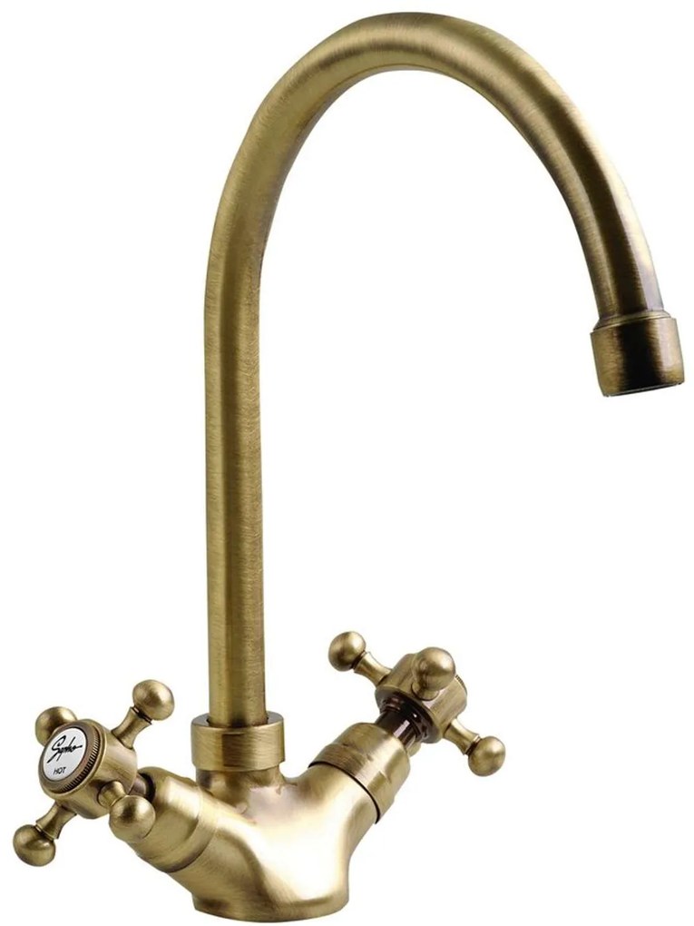 Sapho Reitano Rubinetteria Antea - Dřezová baterie, bronz 3096