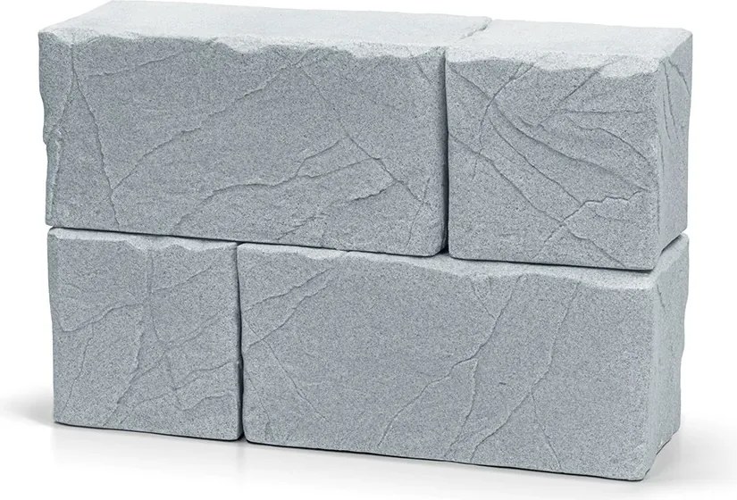 Sud na dešťovou vodu Stones Block 270 l světle šedý
