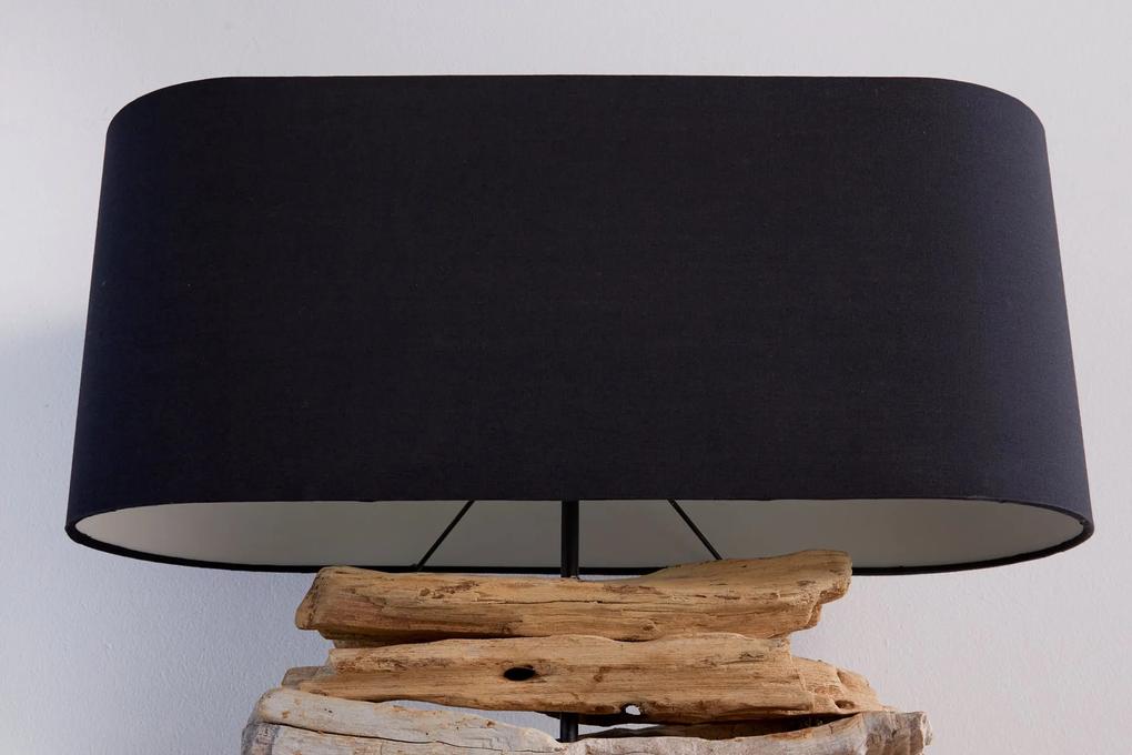 Invicta Interior Designová dřevěná stolní lampa - Áres