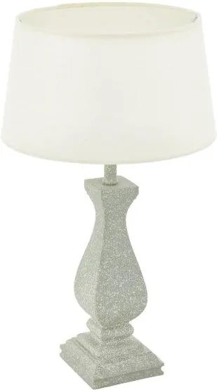 Eglo Vintage 43249 LAPLEY Stolní lampa E27 1X60W šedá / bílá Lampy a lampičky na noční stolek