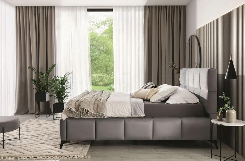 Čalouněná postel MIST - Lukso 24 - 160x200cm