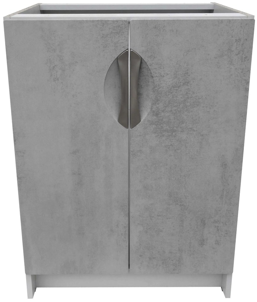 Kuchyně Macháček kuchyňská skříňka spodní 60 cm barva beton korpus šedý
