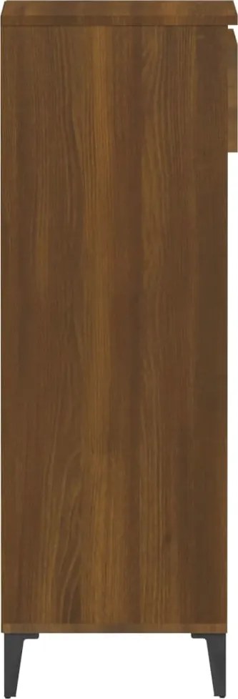 vidaXL Botník 40 x 36 x 105 cm kompozitní dřevo [819787] Barva: bílá s vysokým leskem