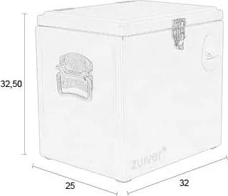 Oranžový chladicí box 15 l Cooler Be Cute – Zuiver