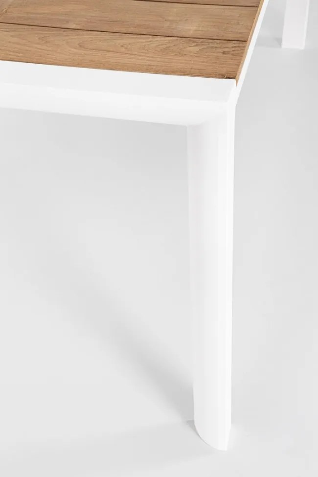 BIZZOTTO Zahradní stůl CAMERON 180x90 cm bílý