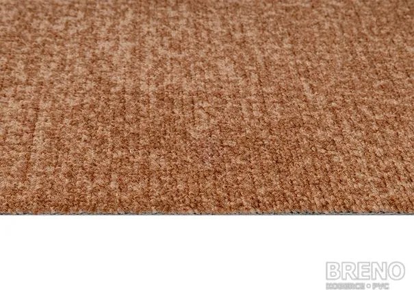 Breno Metrážový koberec VERIS 84 oranžový, šíře 400 cm, Oranžová