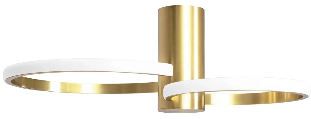 Toolight Toolight, LED stropní svítidlo 50x30,5cm, 22W, APP1402-CW, zlatá lesklá, OSW-05849