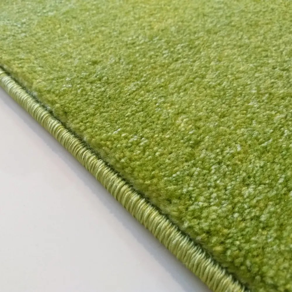 Zelený jednobarevný koberec shaggy do obývacího pokoje Šířka: 120 cm | Délka: 170 cm