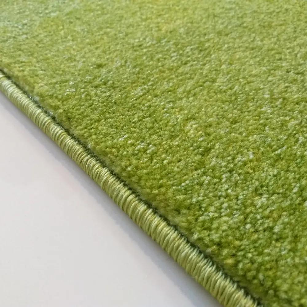 Zelený jednobarevný koberec shaggy do obývacího pokoje Šířka: 160 cm | Délka: 220 cm