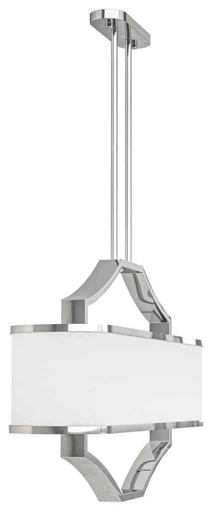 Designový lustr Gerdo Ovale chrom
