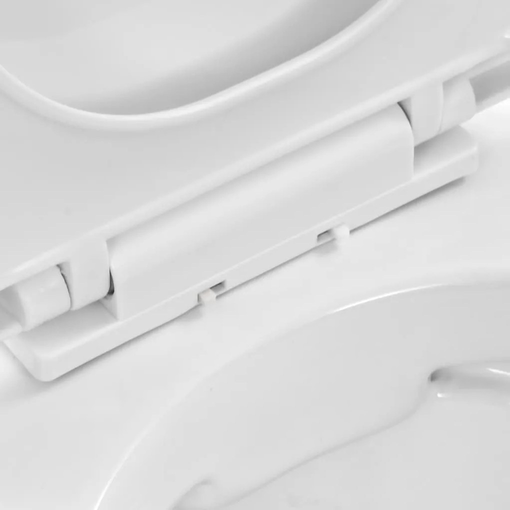 Závěsné WC bez okraje - keramické | bílé