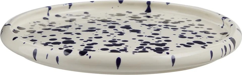 BOOGY SPLASH Snídaňový talíř 21 cm - tm. modrá