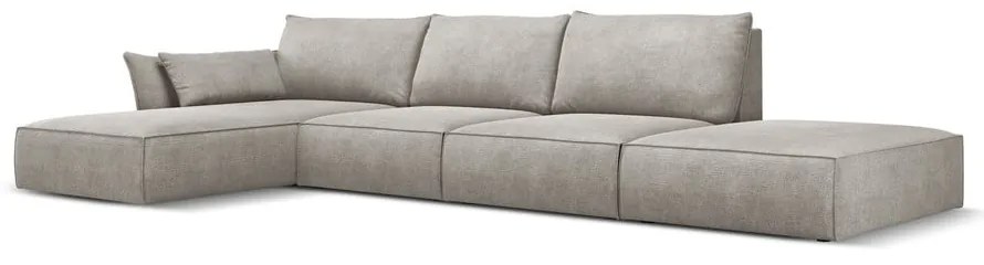 Světle šedá rohová pohovka (levý roh) Vanda – Mazzini Sofas