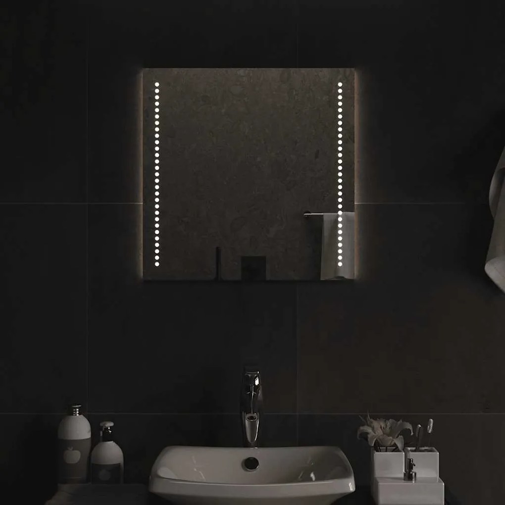 Koupelnové zrcadlo s LED osvětlením 50x50 cm 151720