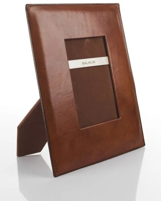 Kožený rámeček na fotografie KENSINGTON M, cognac
