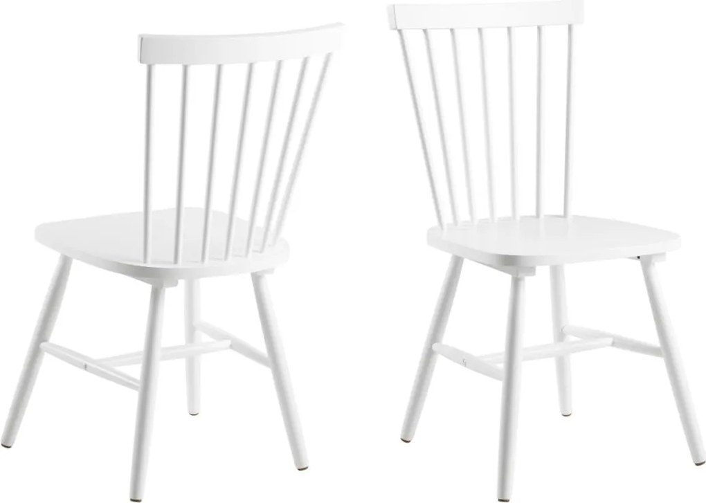 ACTONA Set 2 dřevěných židlí RIANO bílá 0000095790
