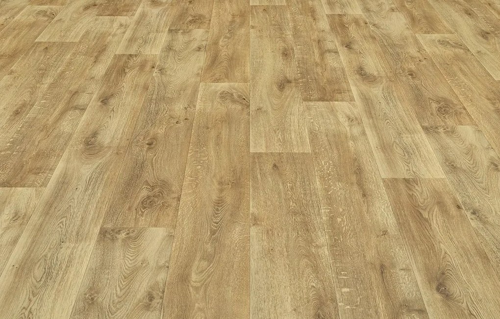 BEAUFLOR PVC podlaha - lino BLACKTEX Texas Oak 136L - světle hnědé dřevo ŠÍŘKA: 4 m, POUŽITÍ: Zátěžové
