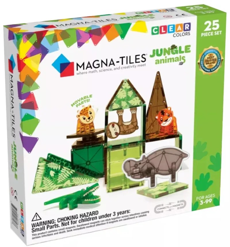 Magna-Tiles® Magnetická stavebnice Magna-Tiles Jungle 25ks