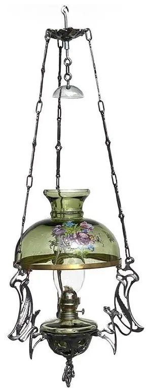Floriánova huť Závěsná petrolejová lampa 85 cm FL0066