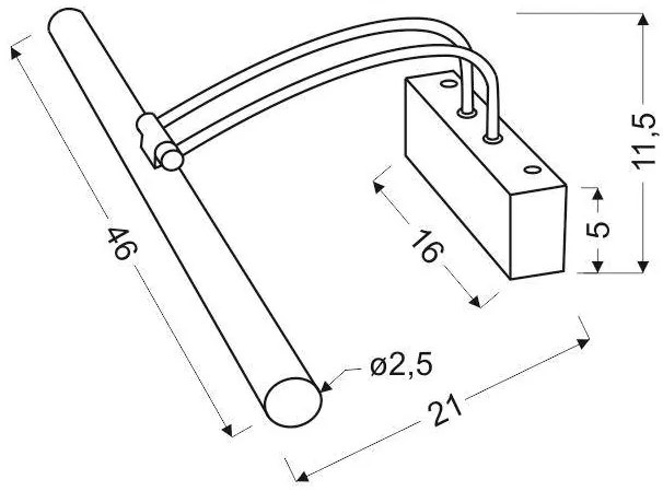 Nástěnná lampa RENOIR LED Candellux