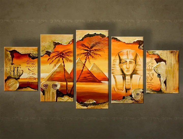 Ručně malovaný obraz na zeď EGYPT FB409E5