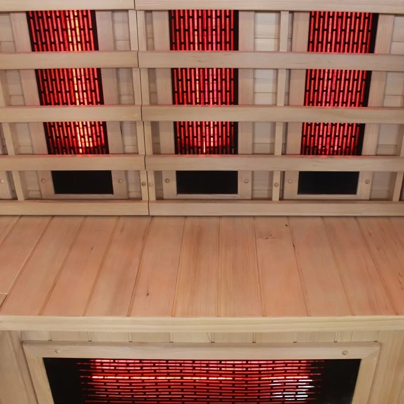 BPS-koupelny Kombinovaná sauna 2v1 - Infrasauna + finská sauna 180x160, 4-5 osob