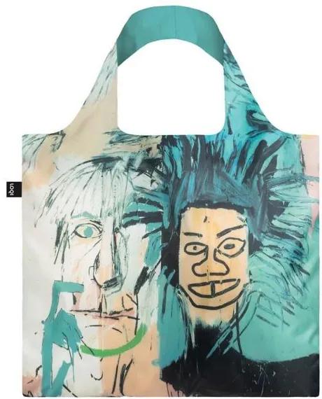 Skládací nákupní taška LOQI JEAN MICHEL BASQUIAT Warhol