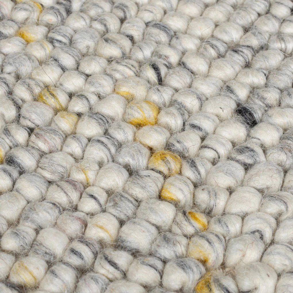 Flair Rugs, Ručně tkaný kusový koberec Minerals Black/White, 80x150, bílá, chodba / předsíň