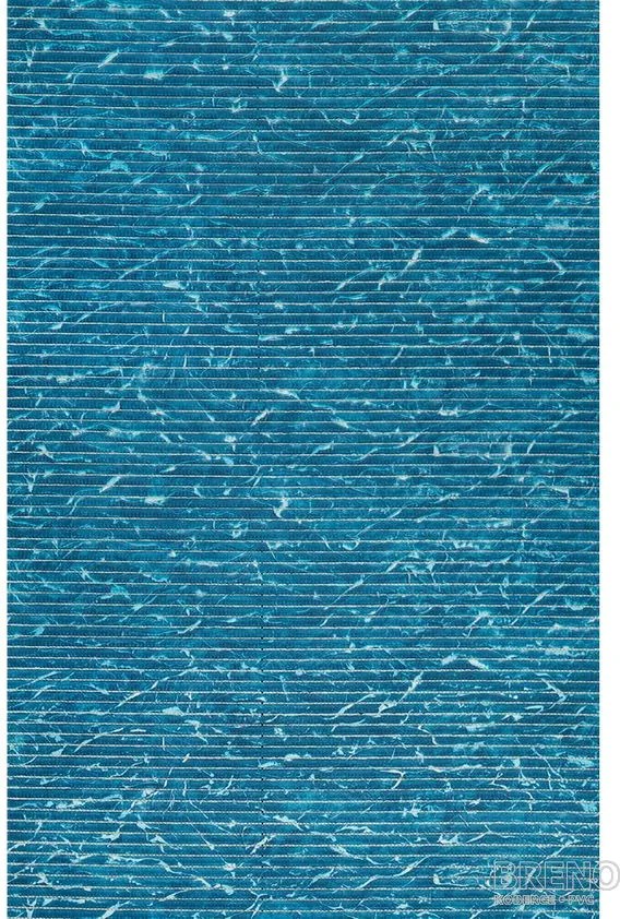 Breno Koupelnová pěnová předložka SOFTY-TEX 79829.2 vodní hladina, šíře 65 cm, Modrá