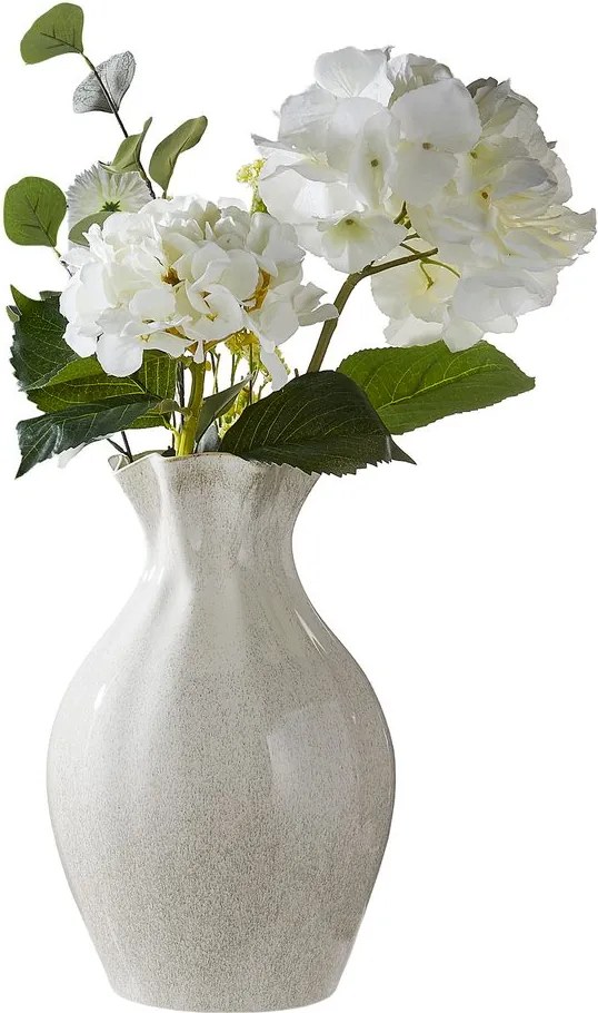 SELINA Váza 37 cm - bílá