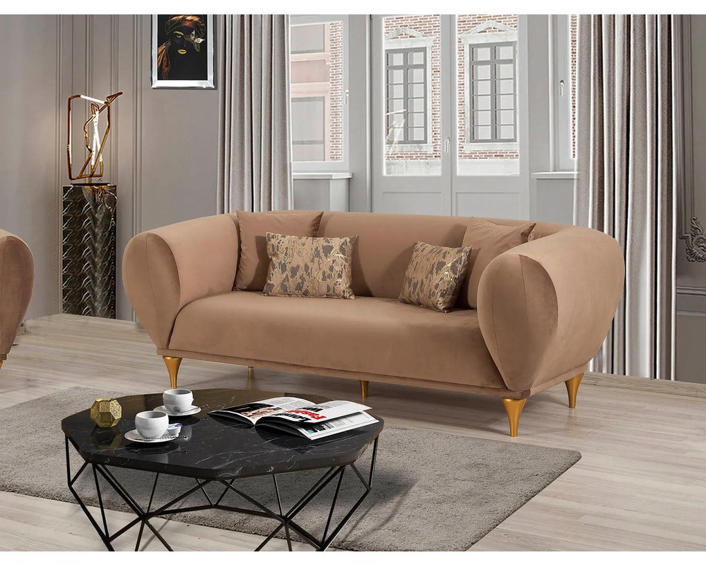 Hanah Home Pohovka MEBLON hnědá 867UNQ1538