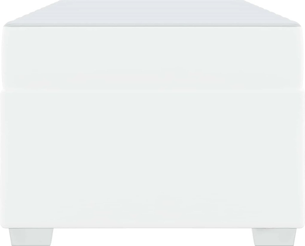Rám postele Bílá 100 x 200 cm PVC 3399227