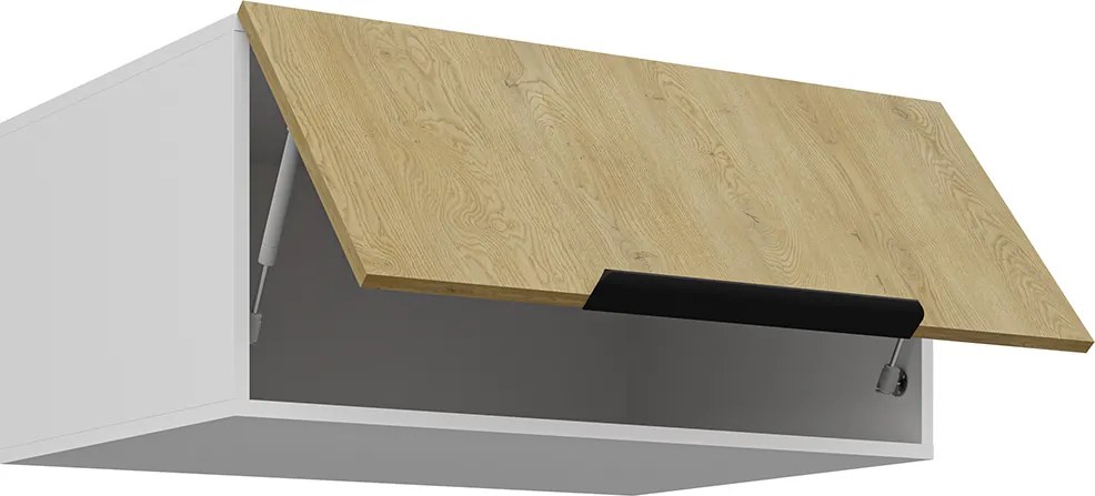 CREMONA bc | horní skříňka 80 NAGU-36 1F výklopná | 80 cm | HLUBOKÁ | bílá/cremona