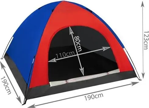 Turistický stan pro 4 osoby - Trizand