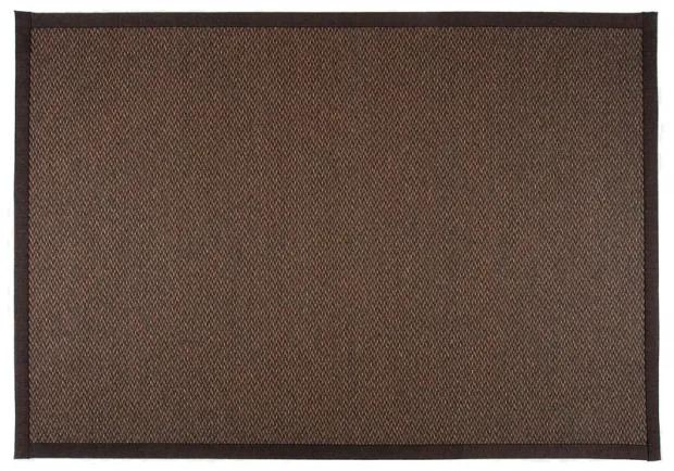 Koberec Saraste, černo-oranžový, Rozměry  80x200 cm VM-Carpet