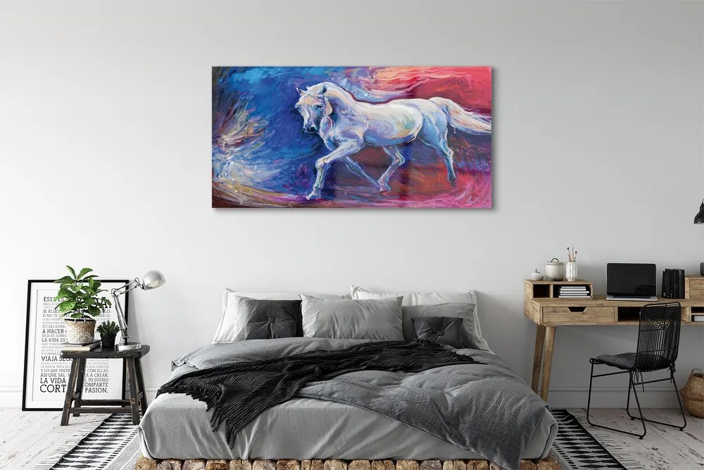akrylový obraz Kůň 140x70 cm