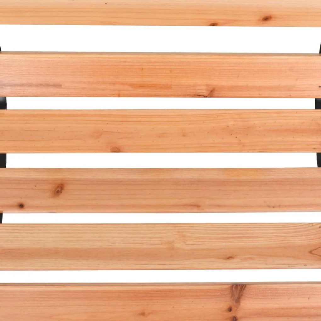 Zahradní lavice 122 cm dřevěná - Default Title