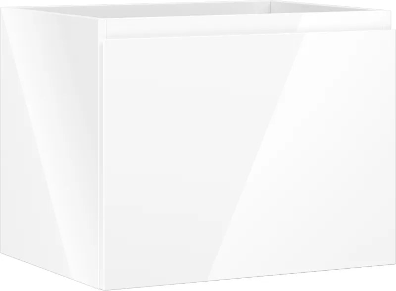 Mexen Orio, koupelnová skříňka 60 cm, 1 zásuvka, bílá lesklá, 91A10-06047-1-BF00