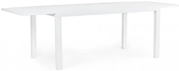 BIZZOTTO Rozkládací zahradní stůl HILDE 160x90 cm bílý 0662612