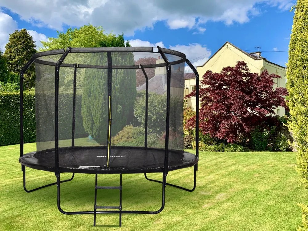 Zahradní trampolína SKY FLYER RING 2v1 305 cm BLACK